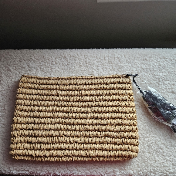 Bags | New Cute Woven Clutch | Poshmark